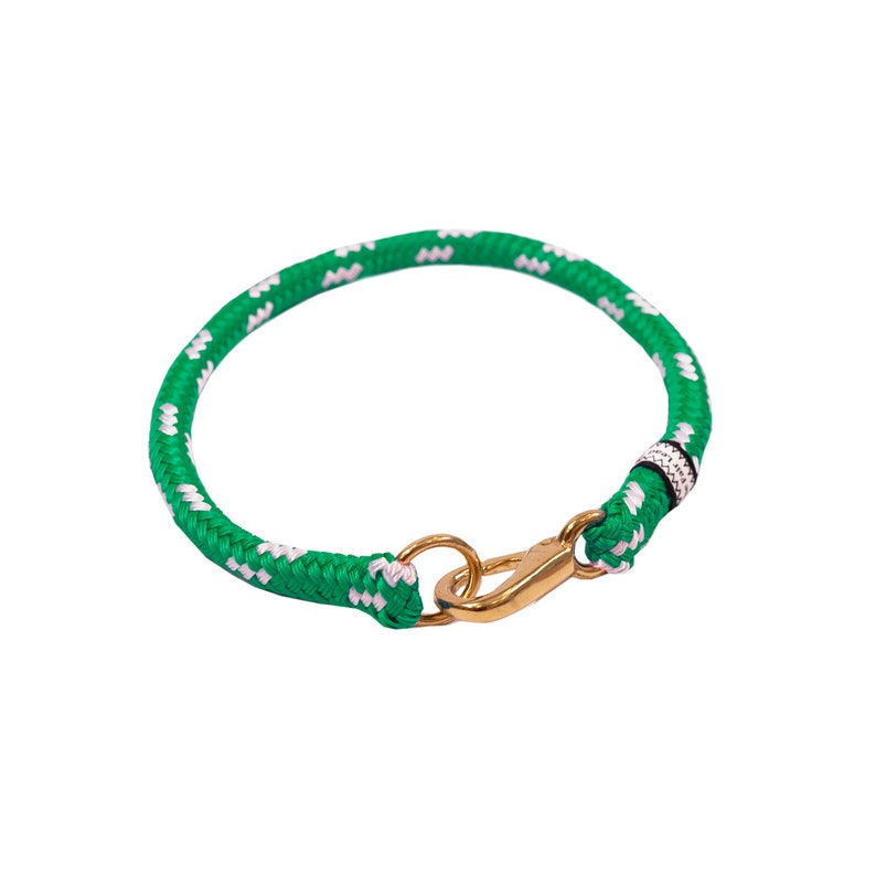 Nautical Dog Collar Rope Dog Collar Handmade Fair Leads Green - Etsy