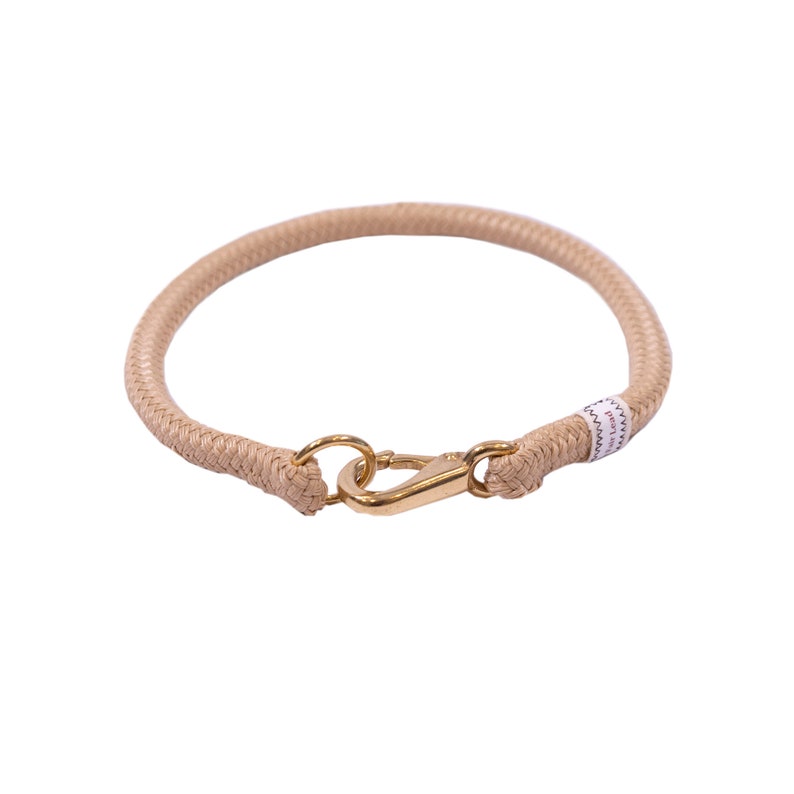Rope Dog Collar Nautical Dog Collar Handmade Fair Leads Tan/natural ...