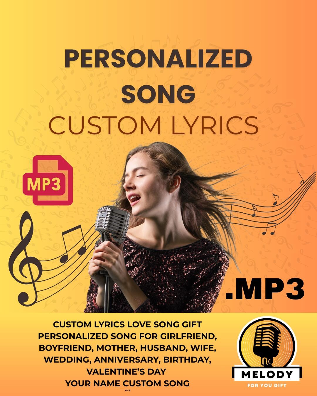 Custom Love Song Gift | Personalized Song Gift | Custom Lyrics & Music ...