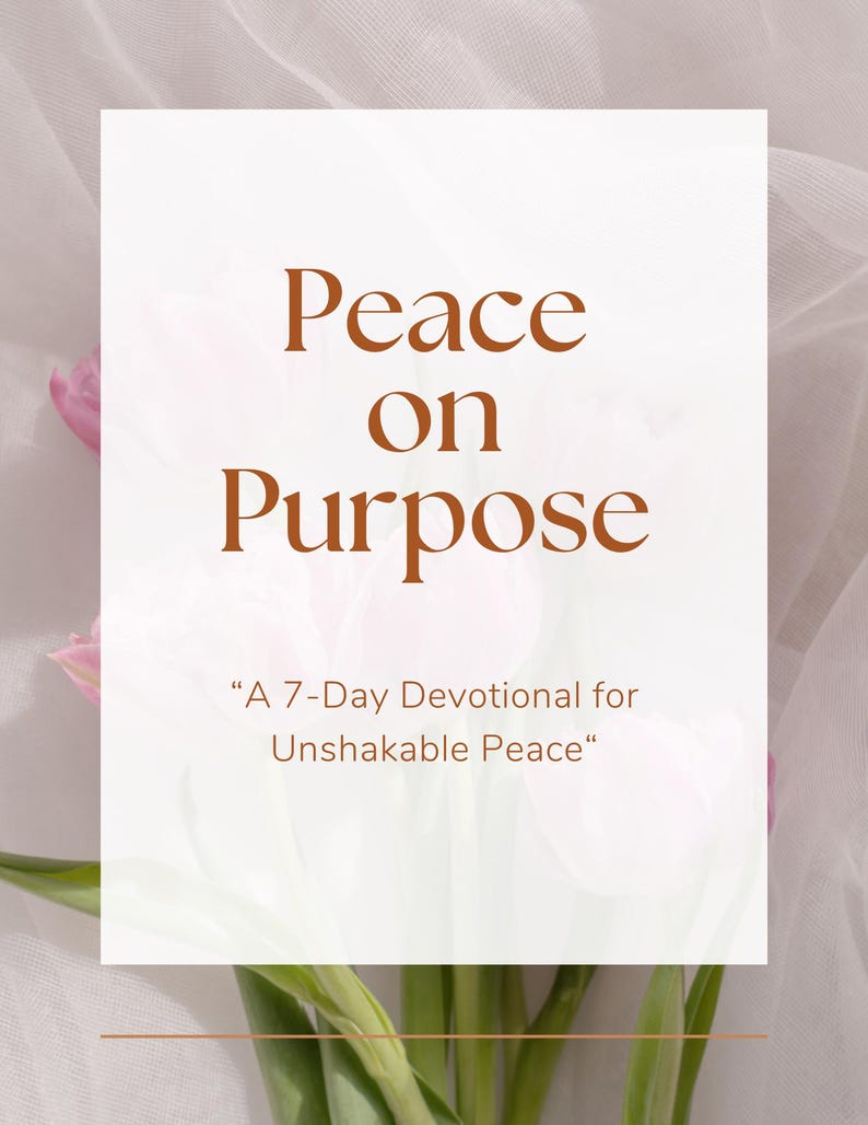 Christian Devotional Template, Canva Template, Daily Devotional, Canva ...