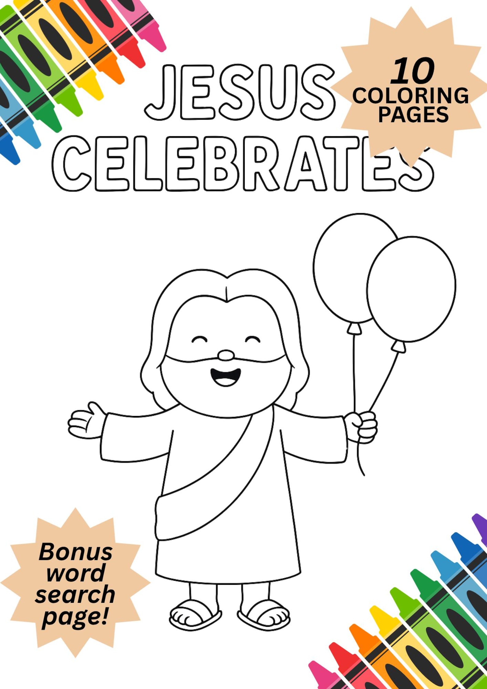 Faith Based Coloring Pages for Kids, Christian Printable Scripture ...