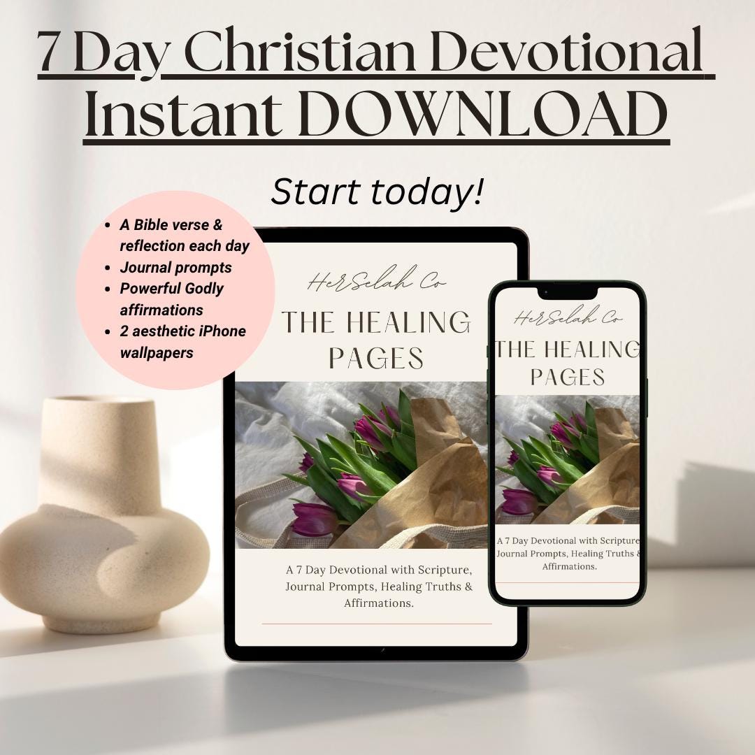 Christian Devotional Template, Canva Template, Daily Devotional, Canva ...