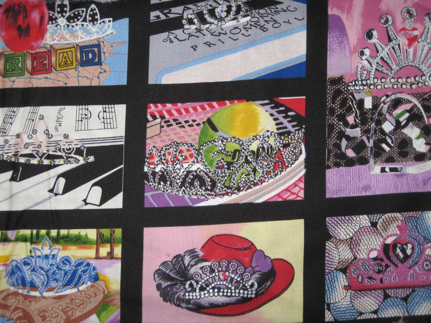 Princess Art by Rick Vanderpool for Northcott Collage 1 Yard - Etsy