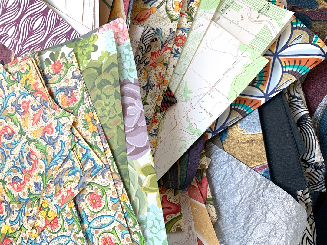 Decorative Paper - Collage Scrap Sampler Pack (80+ Gms) - Etsy