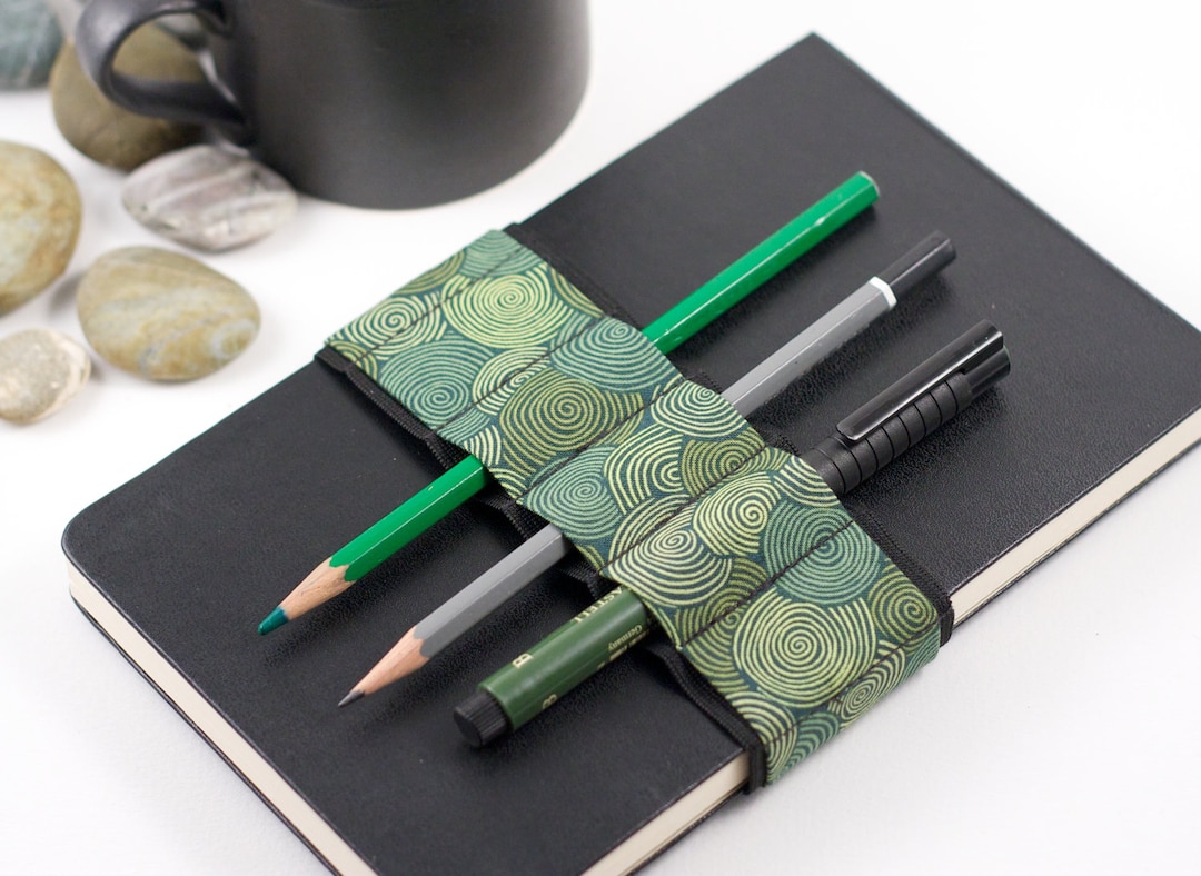 Vertigreen Journal Bandolier, Pen Holder, Book Strap - Etsy