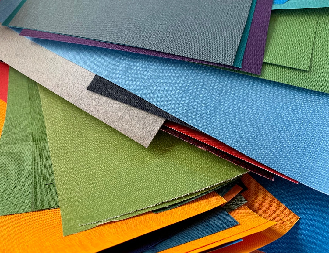 Bookcloth - Scrap Pack 4 Oz. ( 115 Grams ) of Book Binding Cloth - Etsy