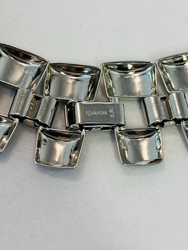 Vintage Nina Ricci for Avon Silver Tone Link Necklace | 90s Designer ...