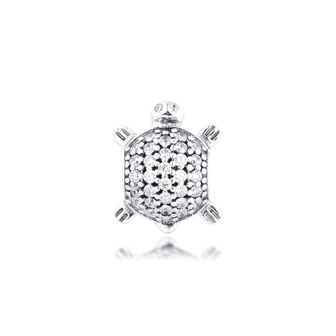 ALE S925 Silver Pandora Pavé Sea Turtle Charm - Etsy
