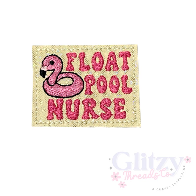 Float Pool Nurse Feltie - Uncut Felties - Medical Felties - Etsy