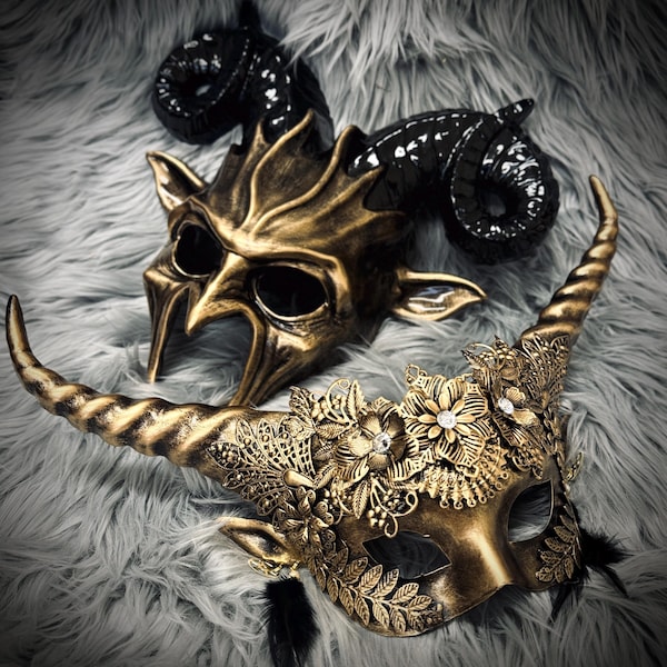 Devil Mask - Etsy