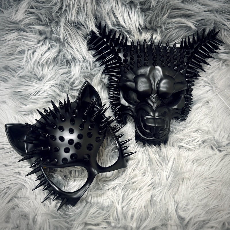 Spiked Mask - Etsy