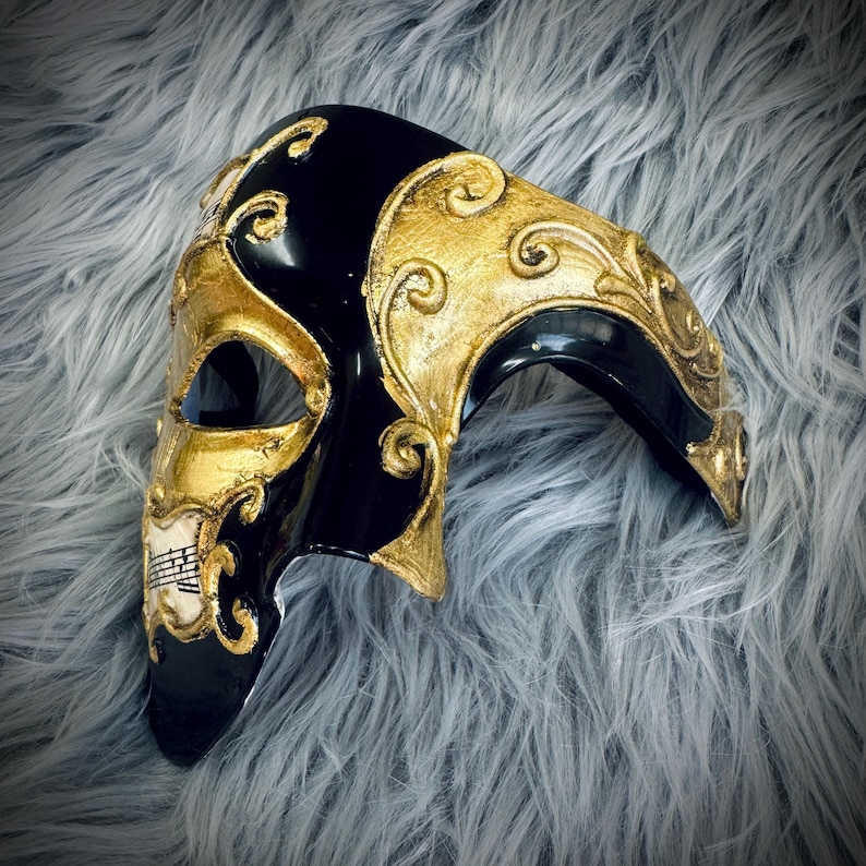 Gold Masquerade Masks for Couples, His and Hers Feather Masks, Couples ...