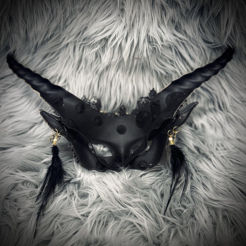 Gold Krampus Devil Demon Horn Goat Masks for Couple : Halloween ...