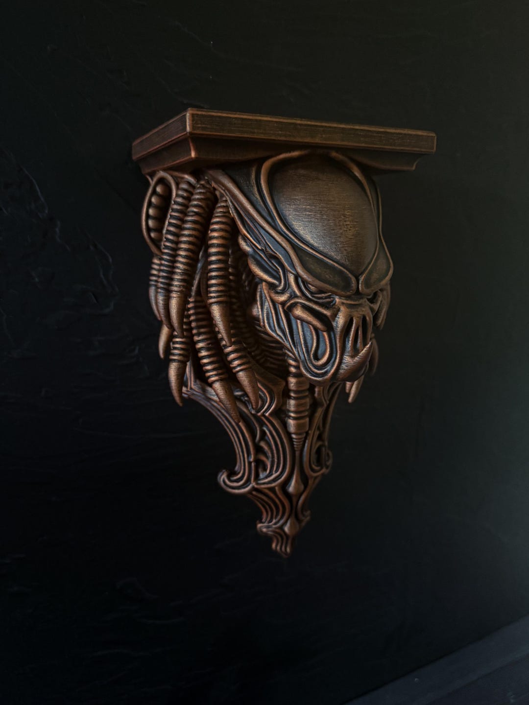 Predator Wall Art, Handmade 3D Printed Fan Replica, Predator Figurine ...