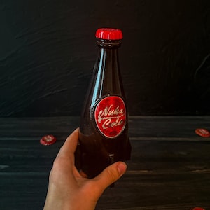 Weathered Nuka-cola Prop Bottle, Fallout Inspired Vintage Decor, Retro ...