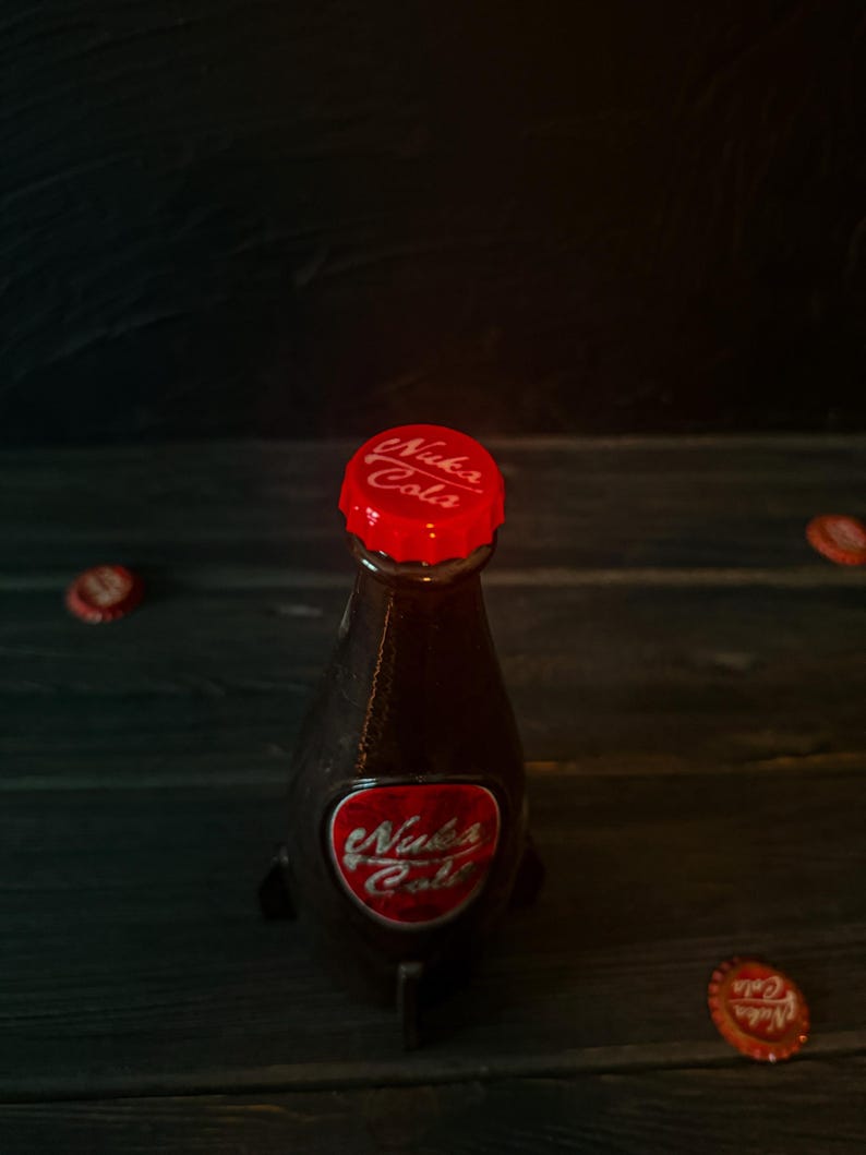 Weathered Nuka-cola Prop Bottle, Fallout Inspired Vintage Decor, Retro ...