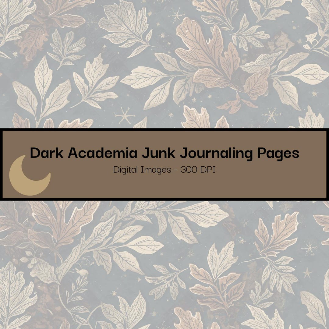 Vintage Fall Ephemera Pack: Dark Academia Thanksgiving Elements for ...