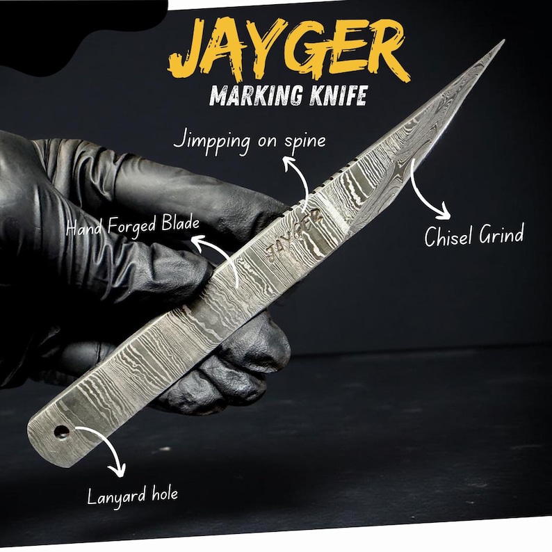 Hand-forged Damascus Kiridashi Tool | 2.5” Chisel Edge | Japanese ...