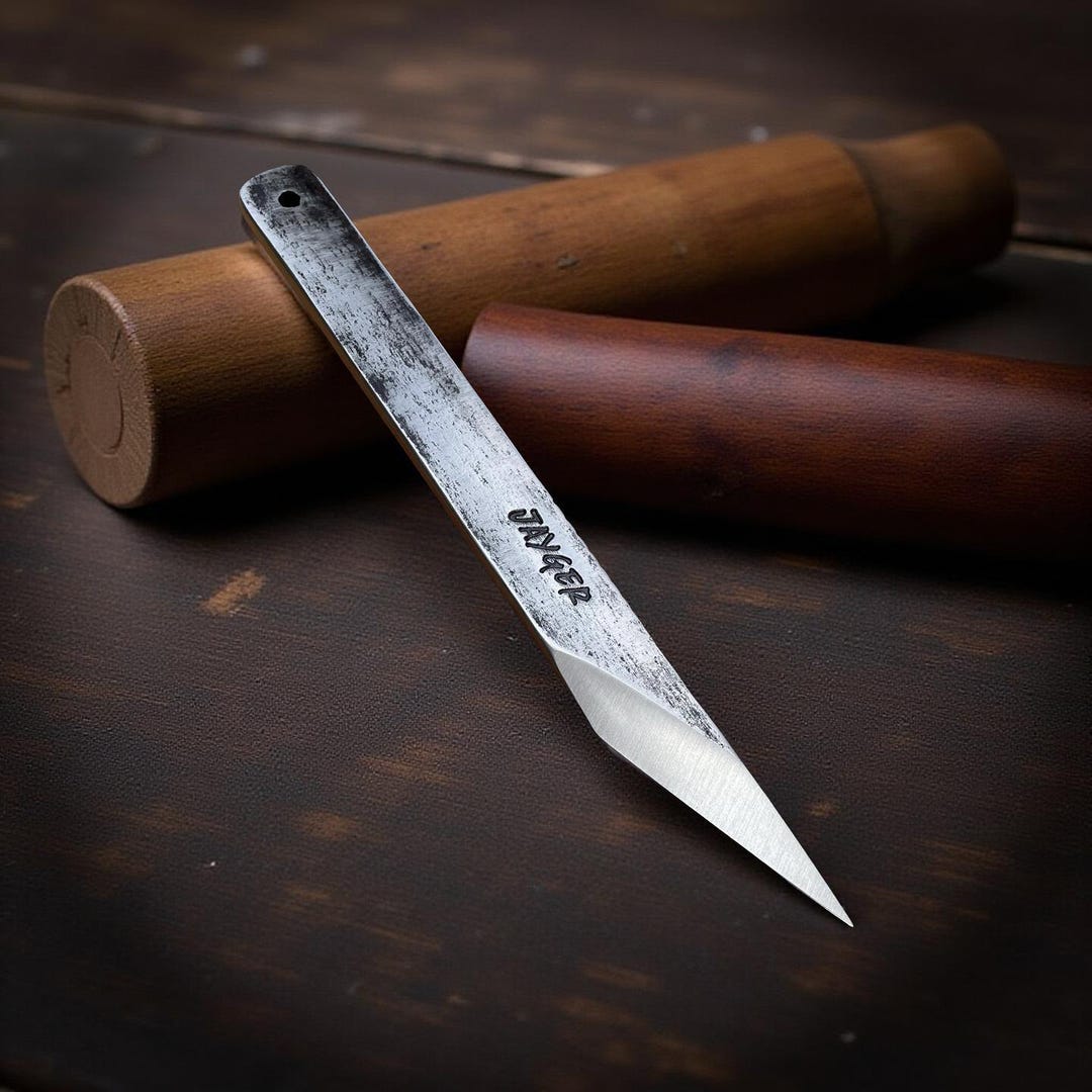 Handmade Kiridashi Marking Knife | 12C27 Carbon Steel Blade | Japanese ...