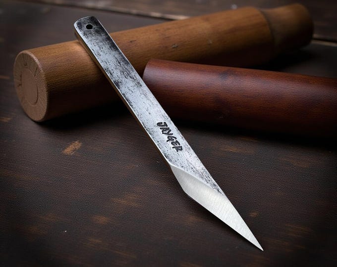 Handmade Kiridashi Marking Knife | 12C27 Carbon Steel Blade | Japanese ...