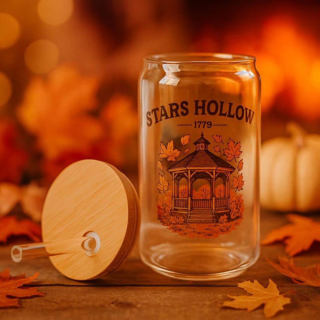 Gilmore Girls Sipper Glass: Cozy Fall TV Show Mug - Etsy