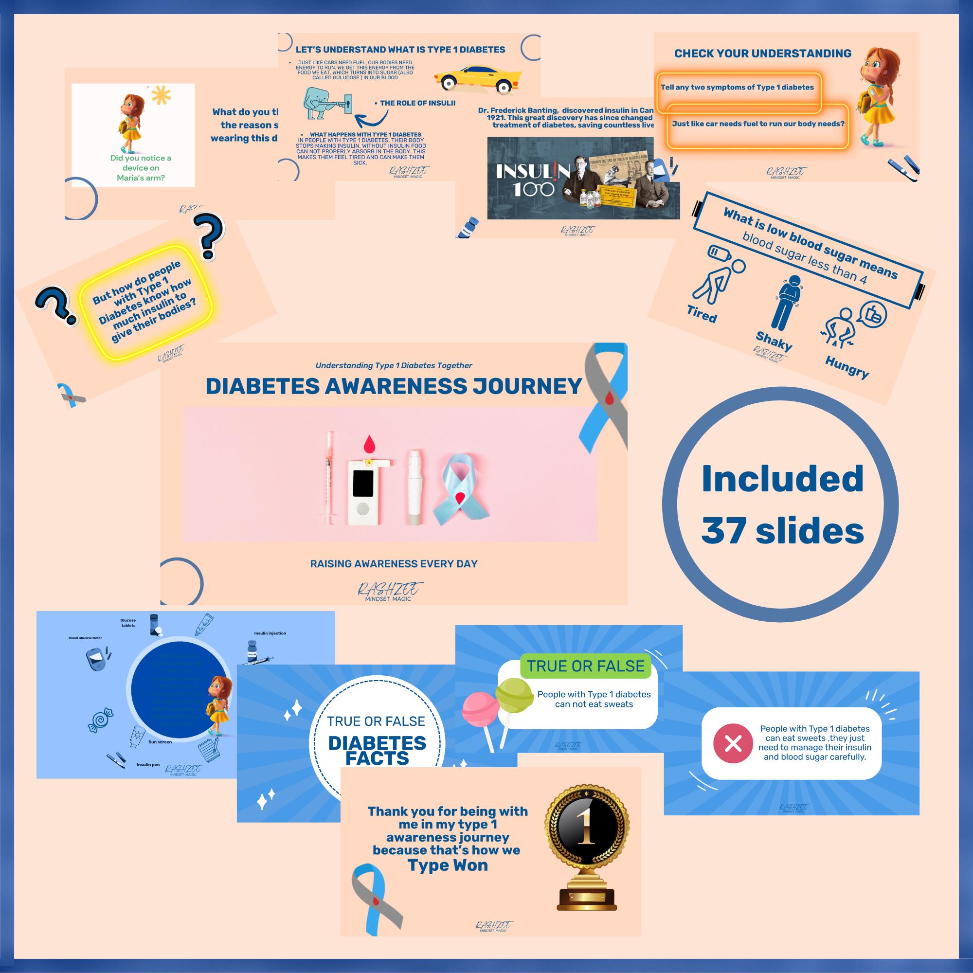 Type 1 Diabetes Awareness Bundle (activity Booklet, PPT, Would You ...