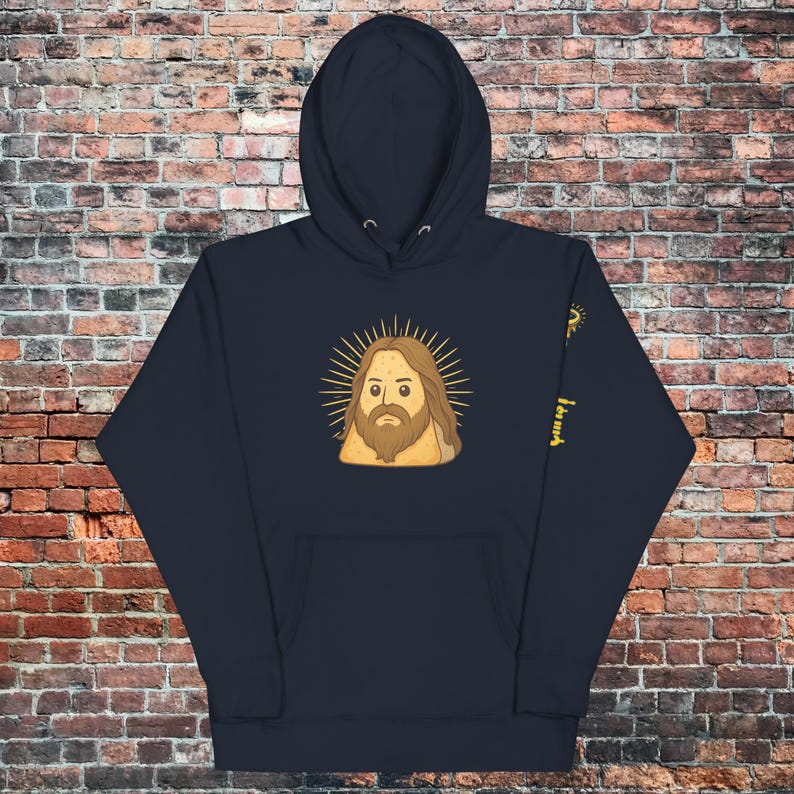 Cheesus Christ Hoodie | Leader Edition | Funny Cult Parody Sweatshirt ...