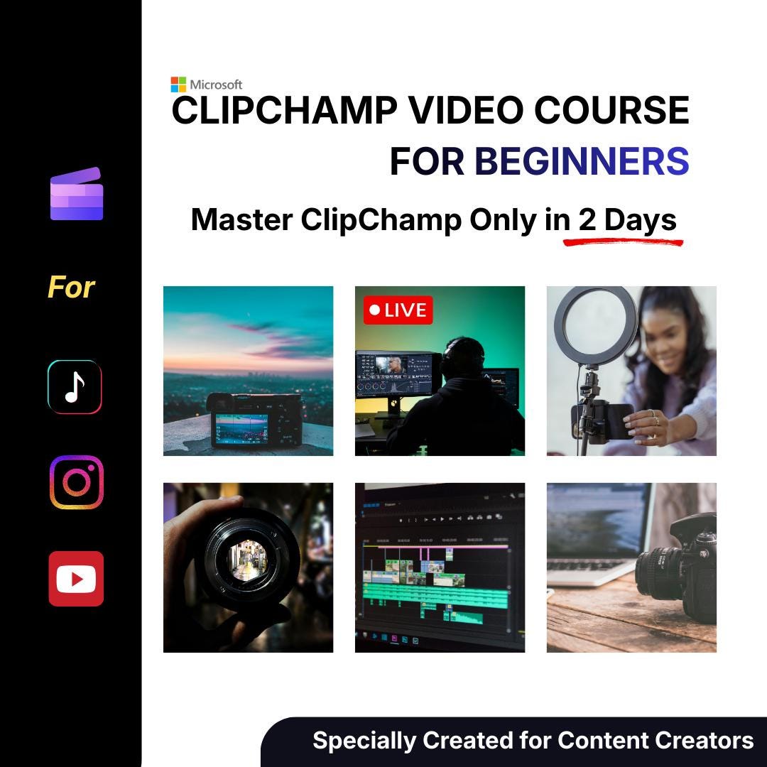 Video Editing Course: Clipchamp Mastery for Beginners – Create Pro ...