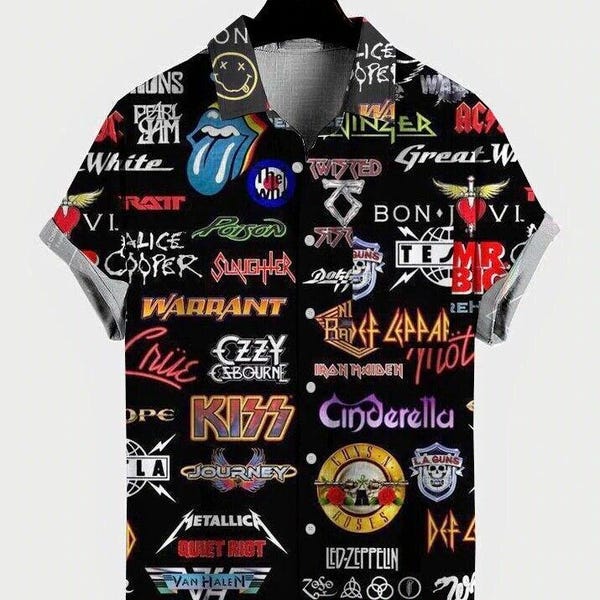 Band Guitar T Shirts - Etsy