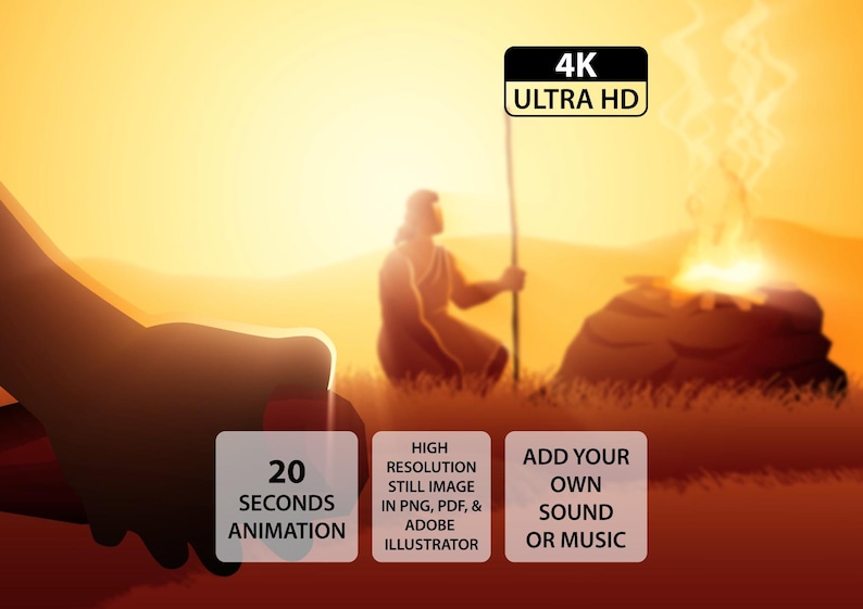 Cain and Abel Bible Story Animation, Old Testament Video, 4k-ultra HD ...