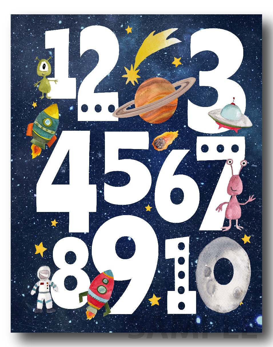 OUT of This WORLD SPACE Growth Chart Custom Canvas Wall Hanging - Etsy
