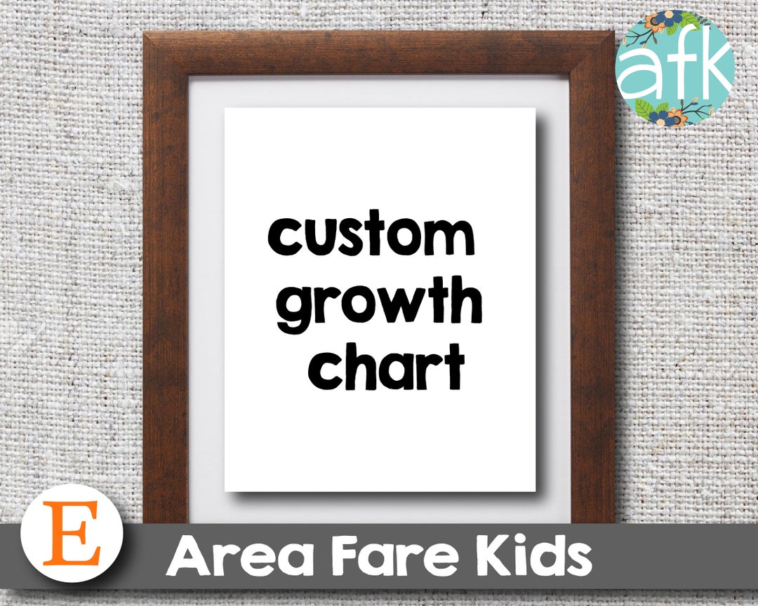 CUSTOM Growth Chart Custom Canvas Wall Hanging - Etsy