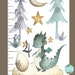 Magical Dragon Watercolor Art ABC Alphabet Kids Room / Nursery Art ...