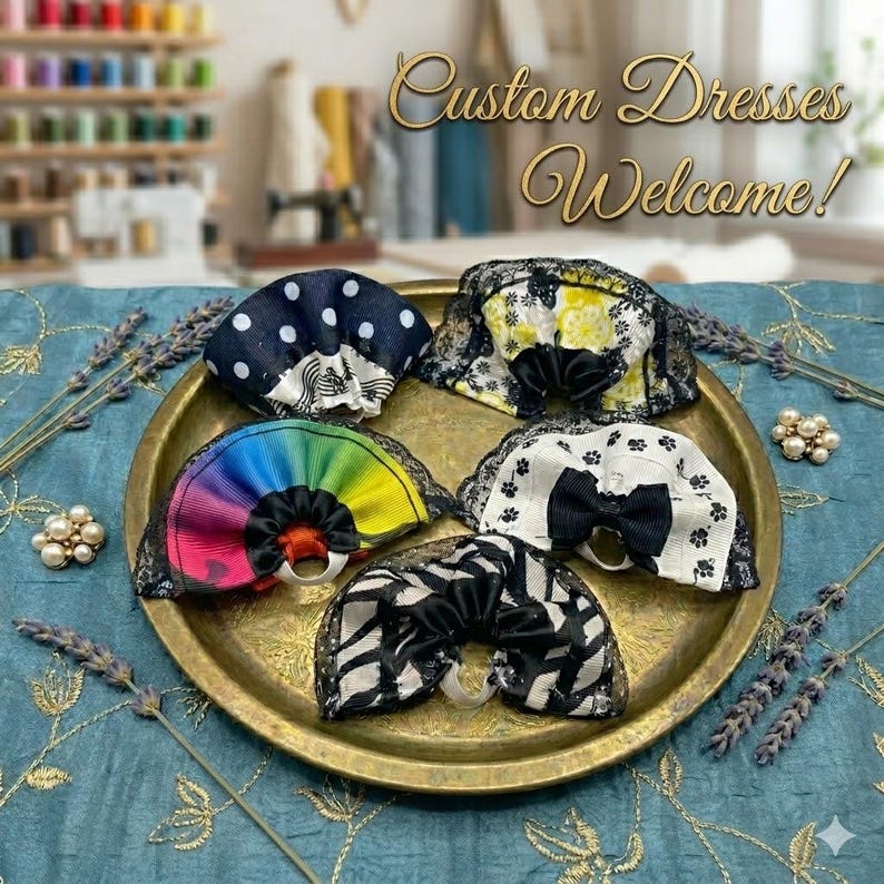 My Little Pony G4 Black Ribbon Dress Bundle (5 Pack), MLP Accessories ...