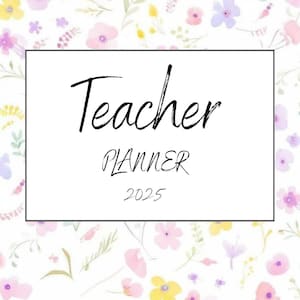 Teacher Planner 2025 | Printable Teacher Binder | Lesson Plan ...