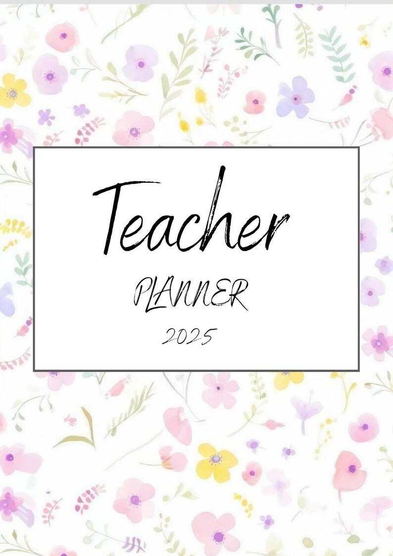 Teacher Planner 2025 | Printable Teacher Binder | Lesson Plan ...