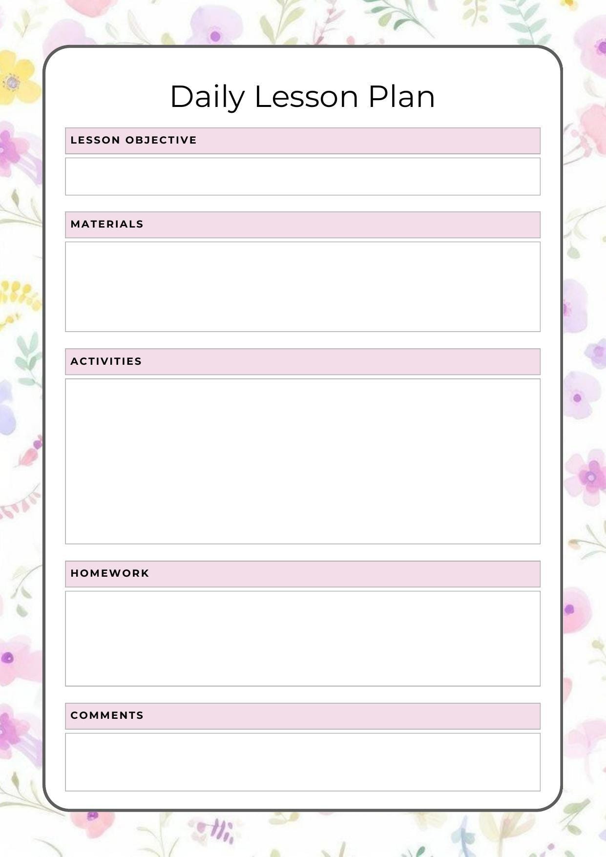 Teacher Planner 2025 | Printable Teacher Binder | Lesson Plan ...