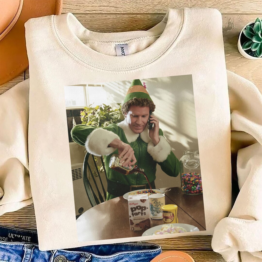 Elf Syrup Scene PNG Digital Download, Funny Christmas Movie Shirt ...