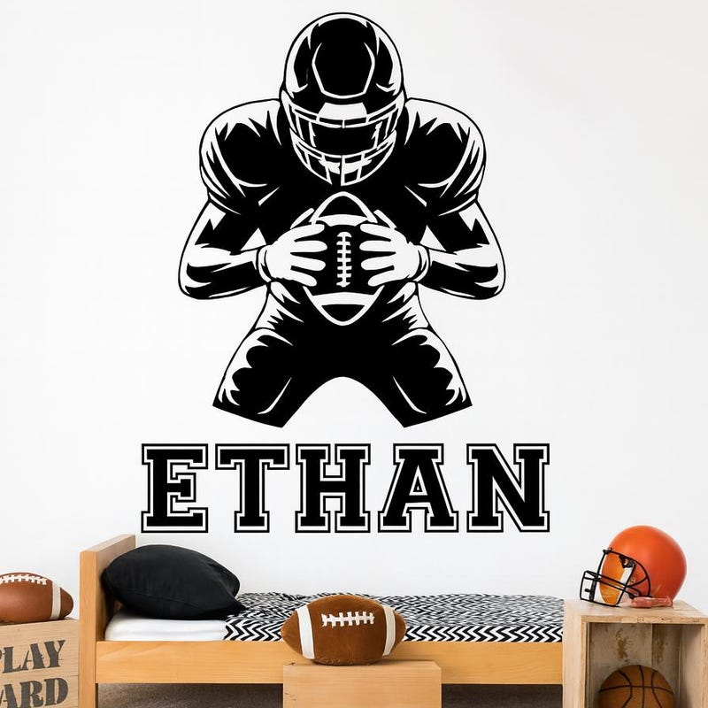 Football Wall Decals - Etsy