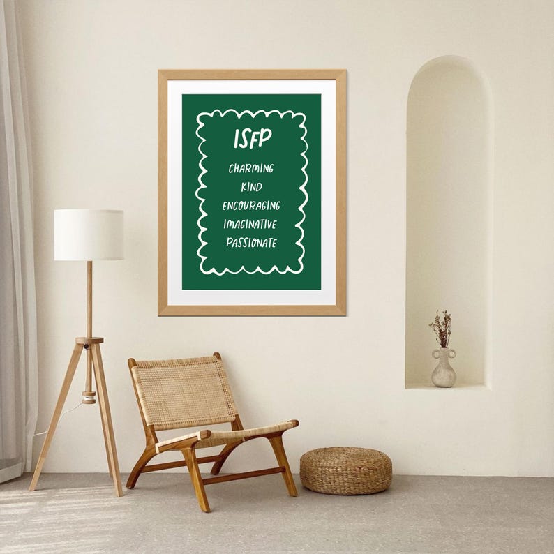 ISFP Strengths Poster | MBTI Personality Type Art (digital Download) - Etsy