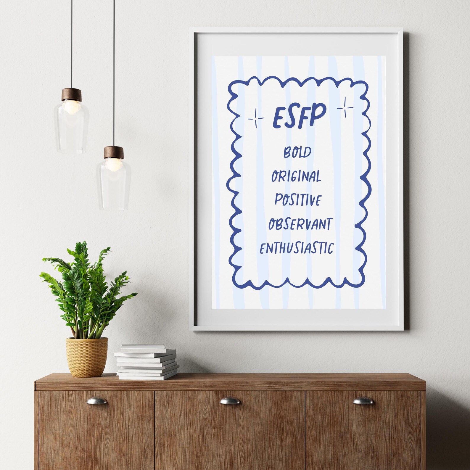 ESFP Strengths Poster | MBTI Wall Art | Personality Type Print ...