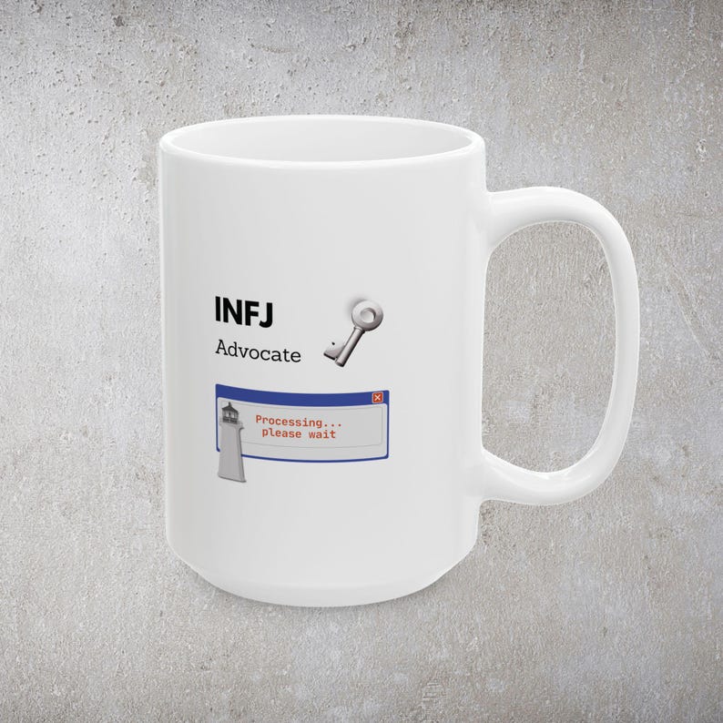 INFJ Mbti Ceramic Mug | Personality Type Mug | Coffee Mug | Gift for ...