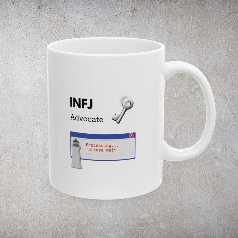 INFJ Mbti Ceramic Mug | Personality Type Mug | Coffee Mug | Gift for ...