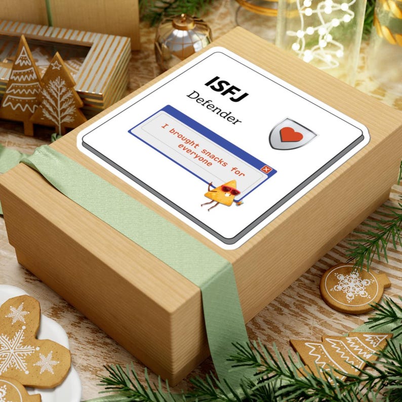 ISFJ Defender Sticker, Personality Type Decal, Laptop, Journal - Etsy