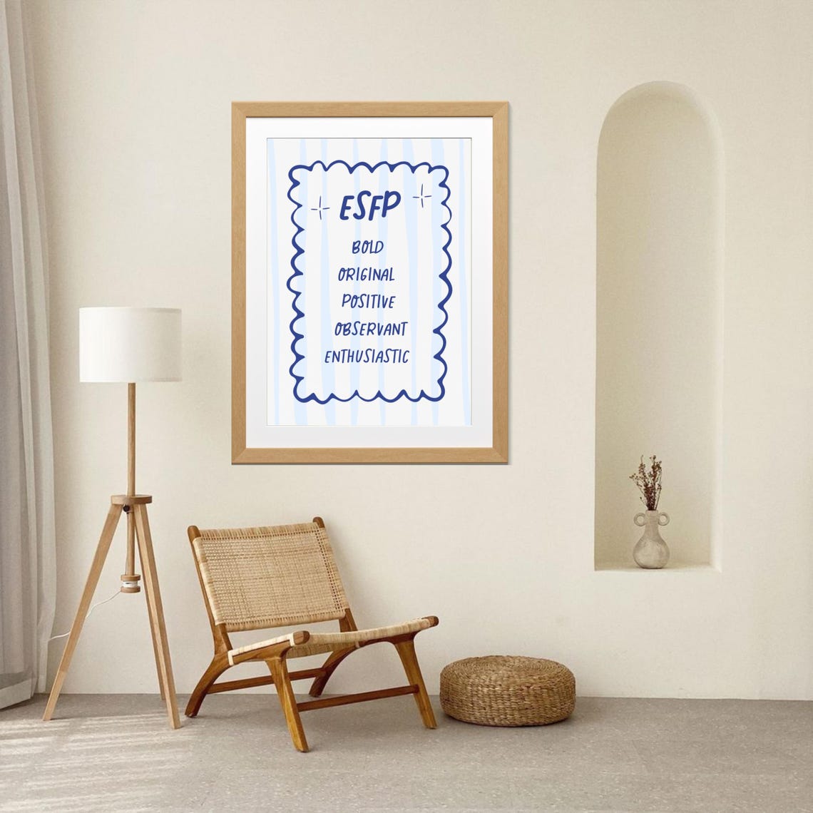 ESFP Strengths Poster | MBTI Wall Art | Personality Type Print ...