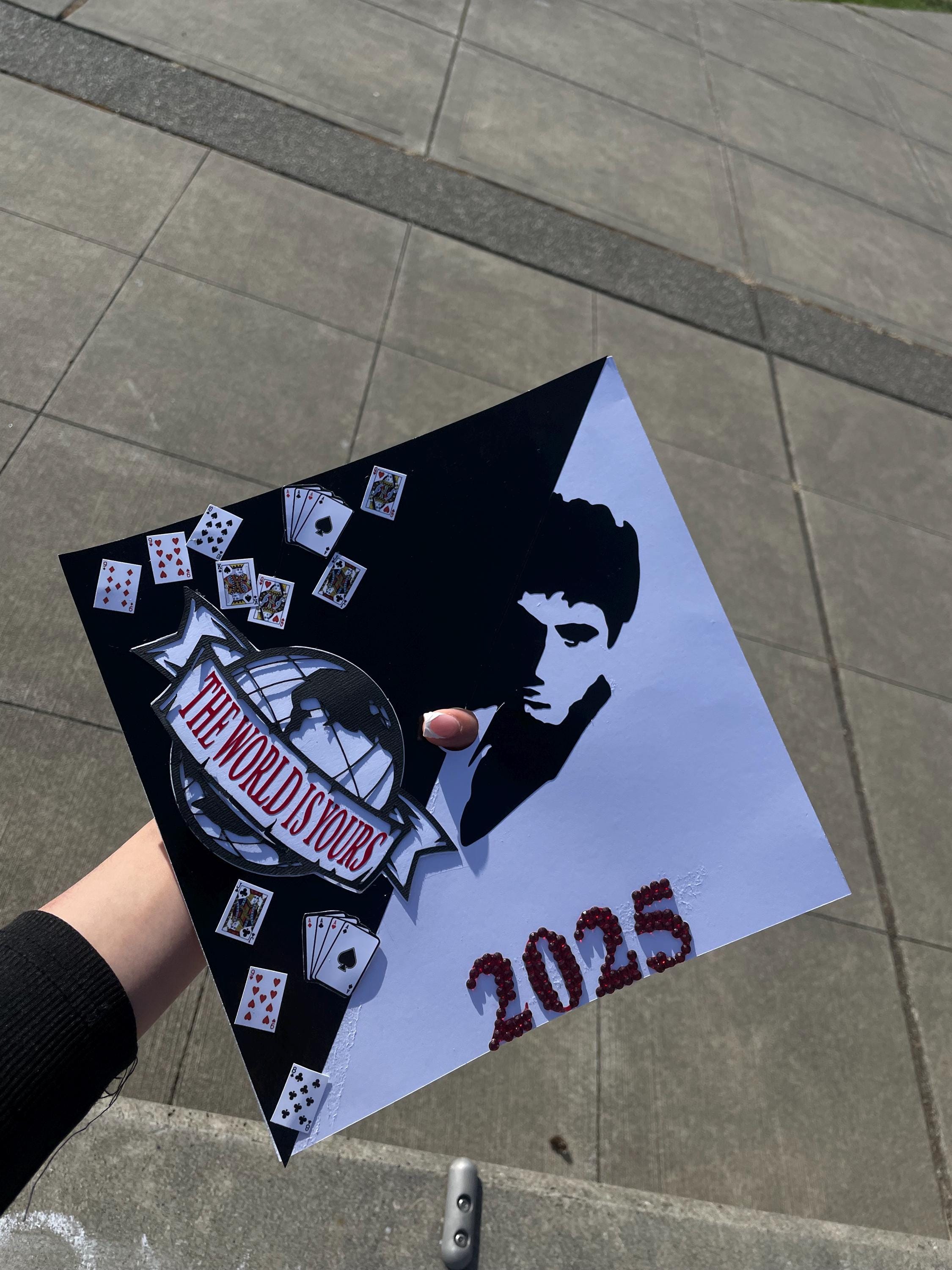Scarface Graduation Cap Topper| Grad Season| High School| College|grad ...