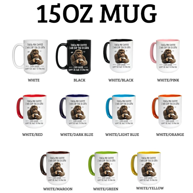 Touch My Coffee I Will Slap You so Hard Mug, Funny Mug, Fun Gifts for ...