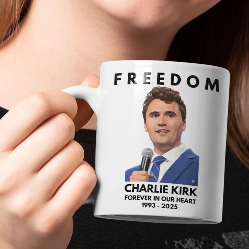 Charlie Kirk Coffee Mug - Etsy