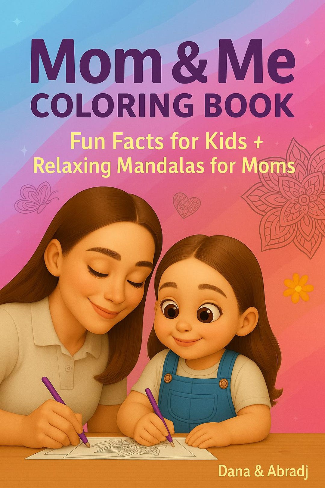 Mandalas for Mom & Kid| Fun Facts, Mandalas (PDF) - Etsy