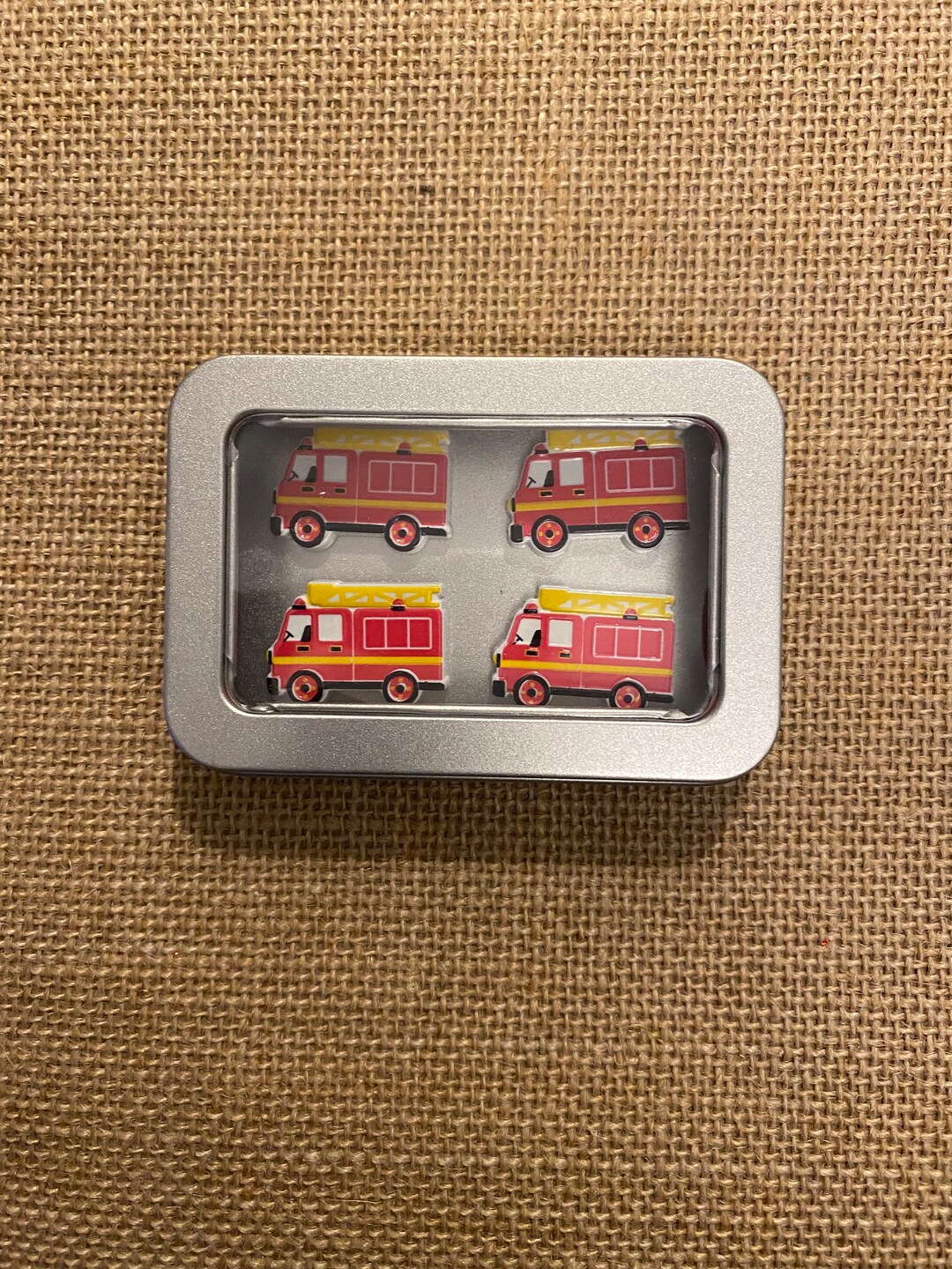 Fire Truck Magnets - Set of 4 - Etsy